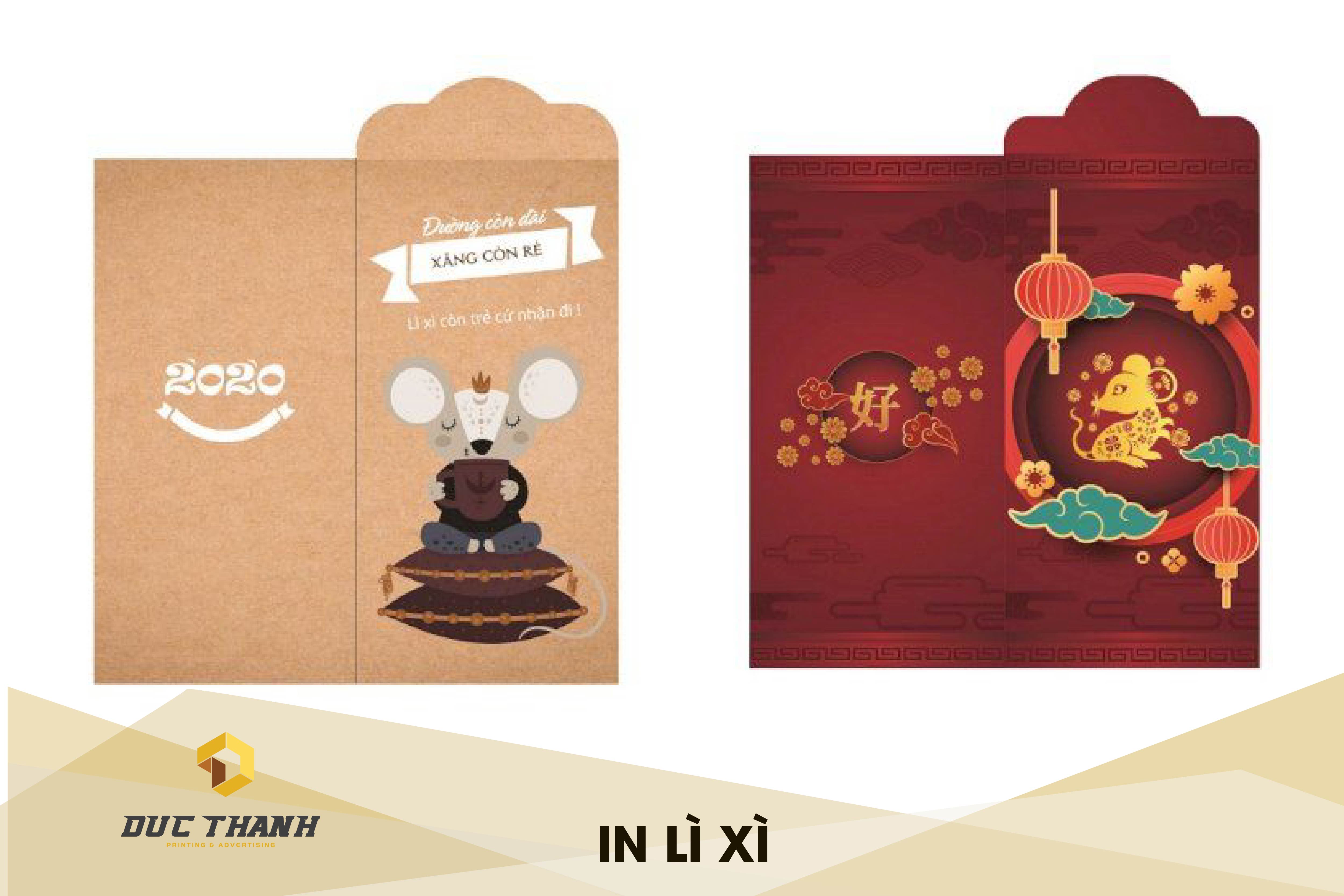 In bao lì xì Tết 2021 giá rẻ tại Hà Nội - Thiết kế miễn phí